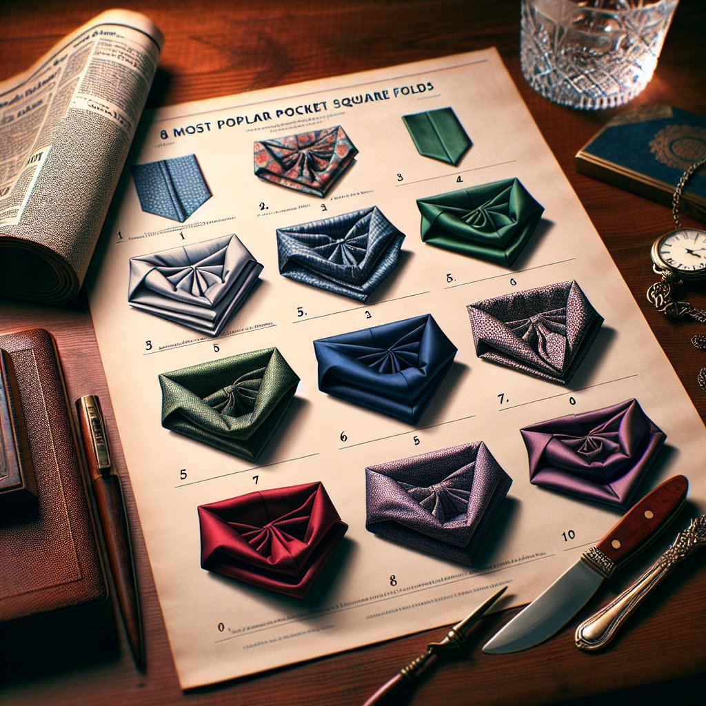 How To Fold A Pocket Square: The 8 Most Popular & Functional Pocket Sq ...
