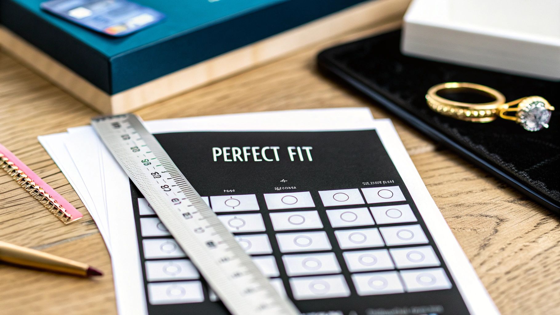 Printable Ring Sizer Chart: Get the Perfect Fit – Hidden Forever