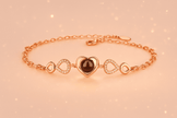Custom Heart Charm Hidden Photo Bracelet | Personalised Gift – Hidden ...
