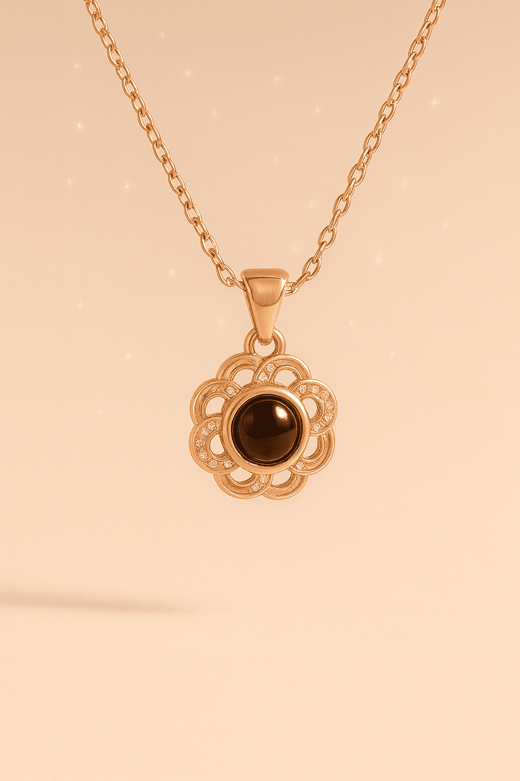 Photo Locket Necklace — Four-Leaf Clover Pendant – Hidden Forever