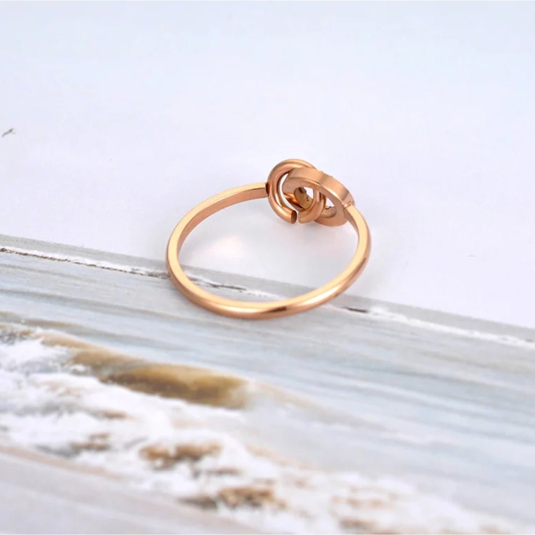 Mother & Daughter Interlink Bond Ring – Hidden Forever