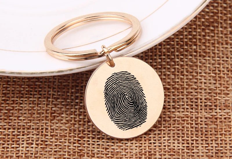 Custom Fingerprint Keychain – Hidden Forever