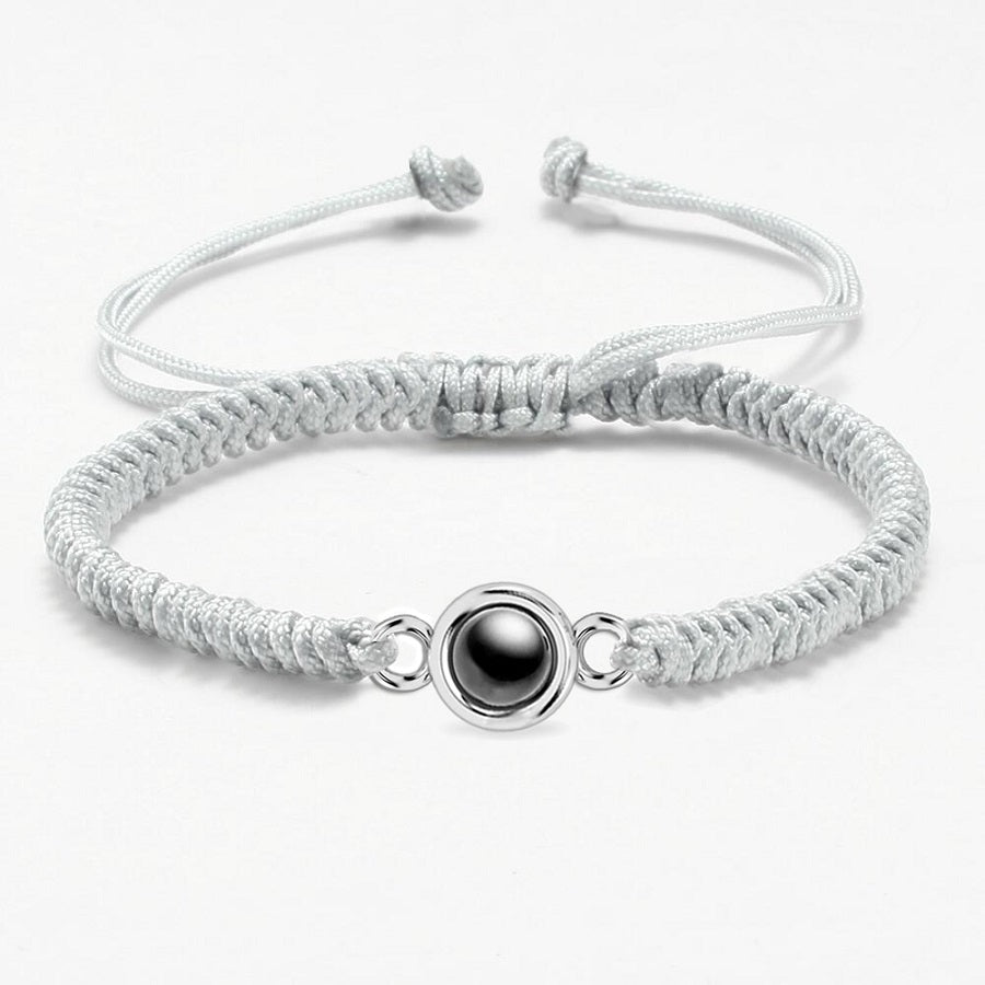 Custom Hidden Projection Photo Braided Bracelet – Hidden Forever